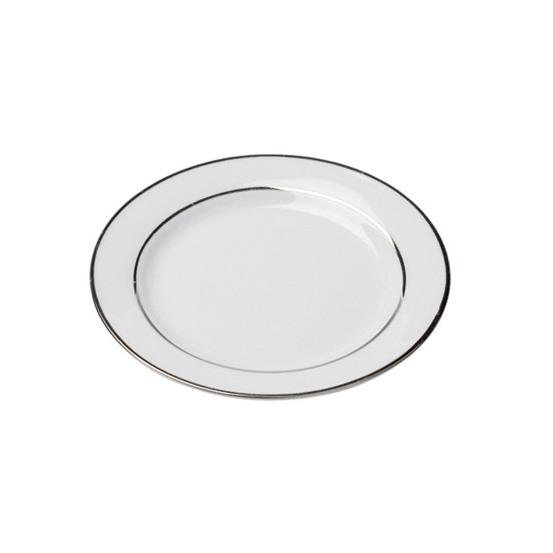 White Rim Platinum Dinnerware – Wholesale Porcelain | IEP ...